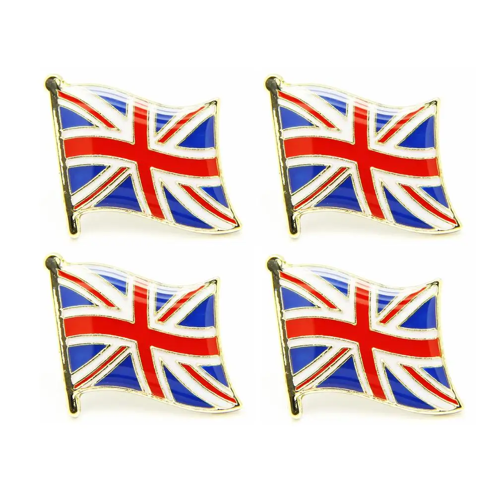 Lots 5pcs United Kingdom national flag Pin Badge country Lapei Pin ...