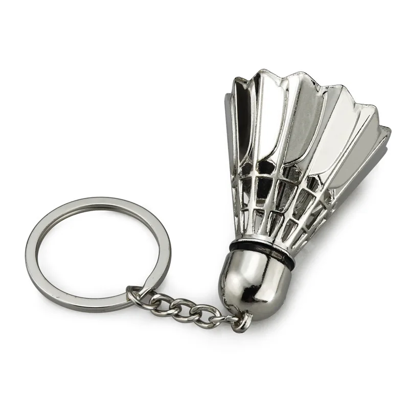 Creative-Metal-Badminton-Keychain-Simulation-3D-Badminton-Pendant ...