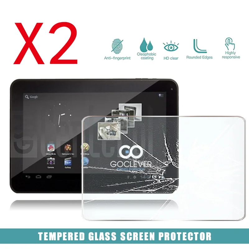 2Pcs-Tablet-Tempered-Glass-Screen-Protector-Cover-for-GoClever-Tab-R104 ...