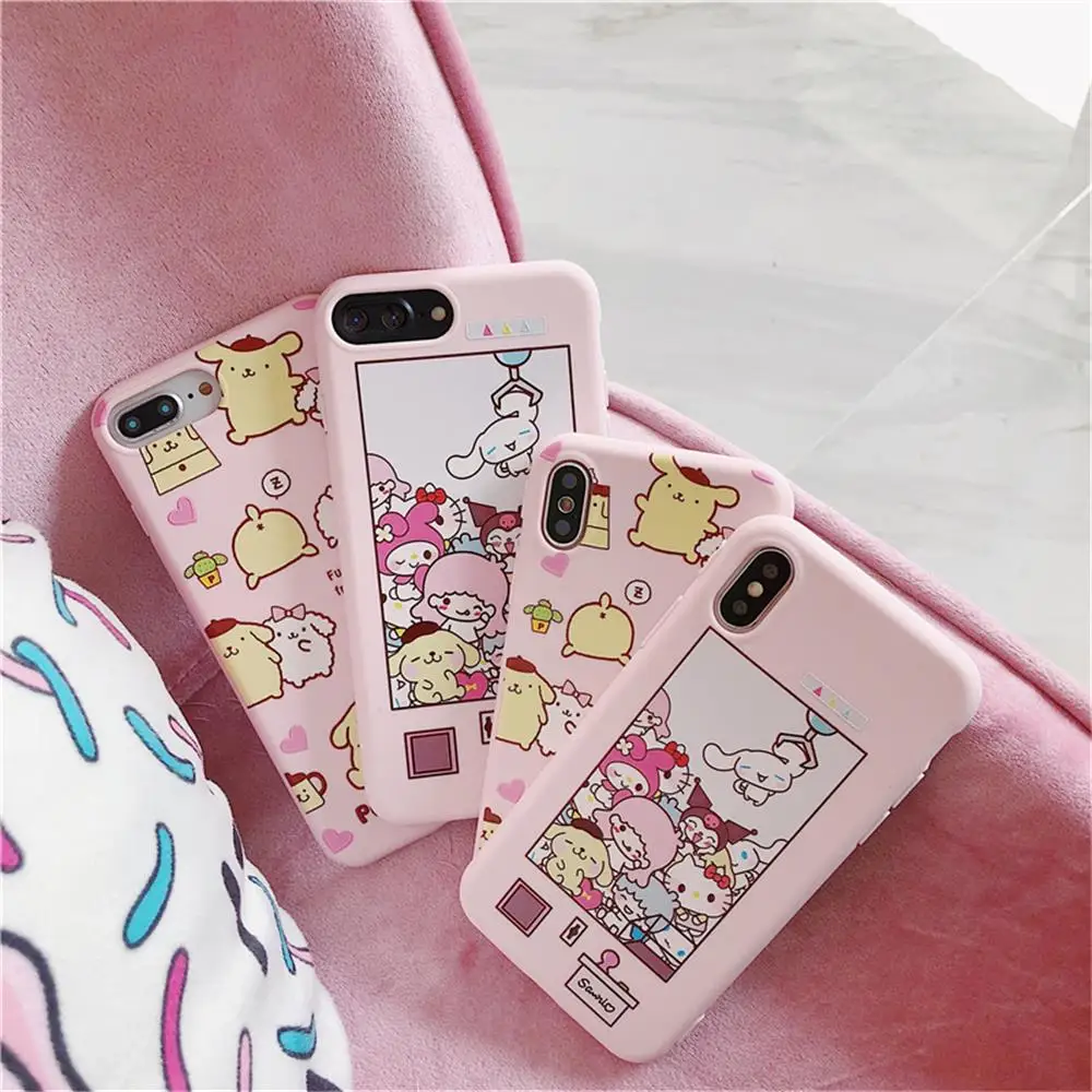 Sanrio Pom Purin/Cinnamoroll Collection Soft TPU Phone Case For IPhone ...