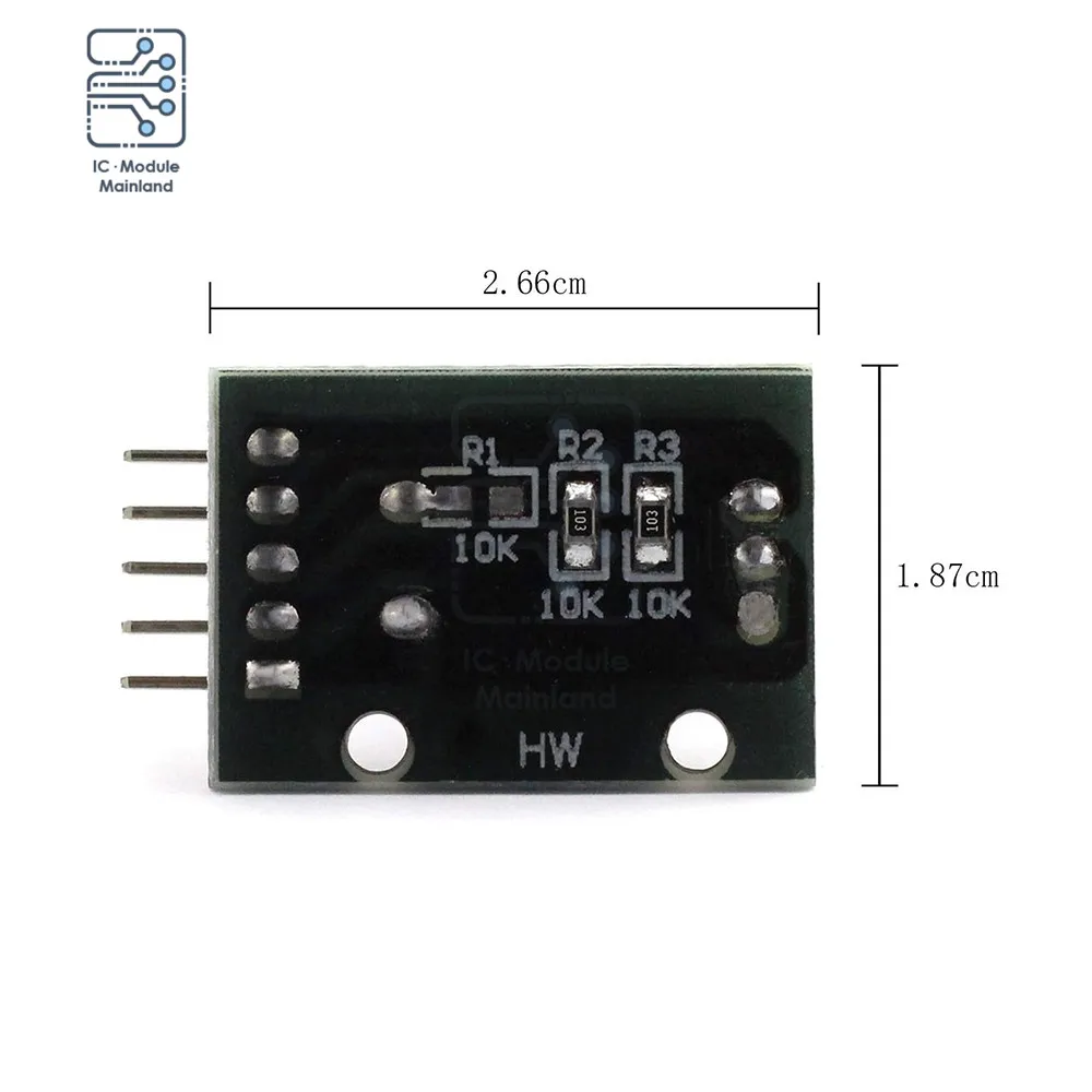 Circuits intégrés,KY-040--Potentiomètre De Module De Capteur De Brique, Encodeur Rotatif Ky-040 ...
