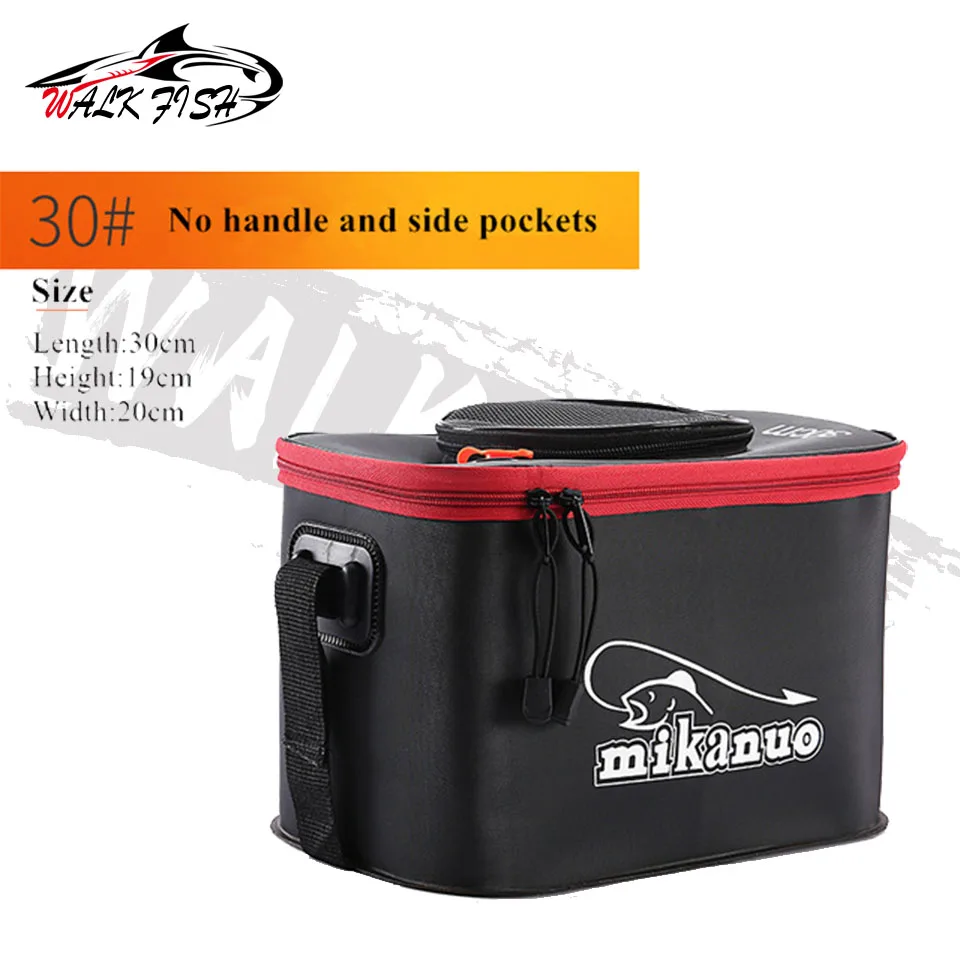 Portable Fishing Bucket With Mesh MMSGA Foldable Fishing Bucket - 6/8 ...