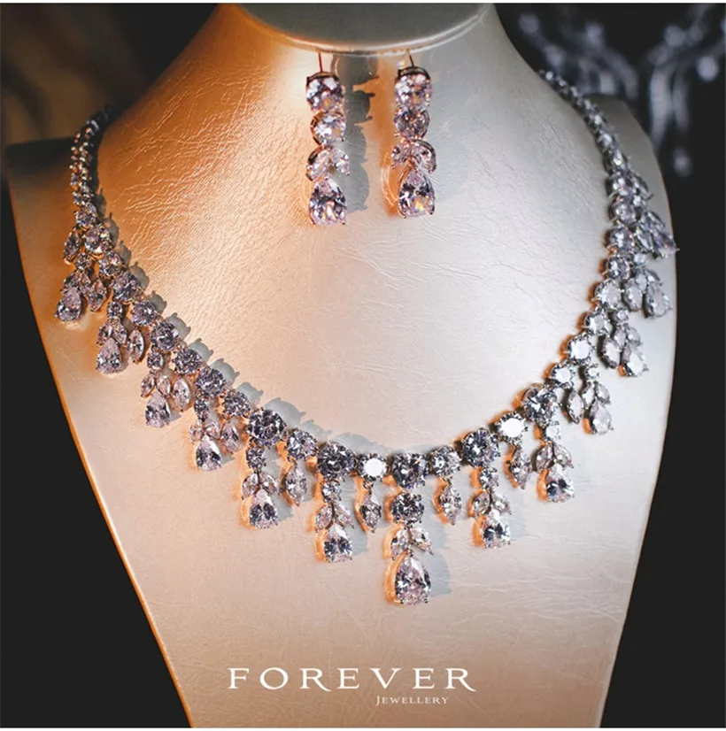 CC-Earring-Necklace-Sets-For-Bride-or-Bridesmaid-Gorgeous-Sparkling ...