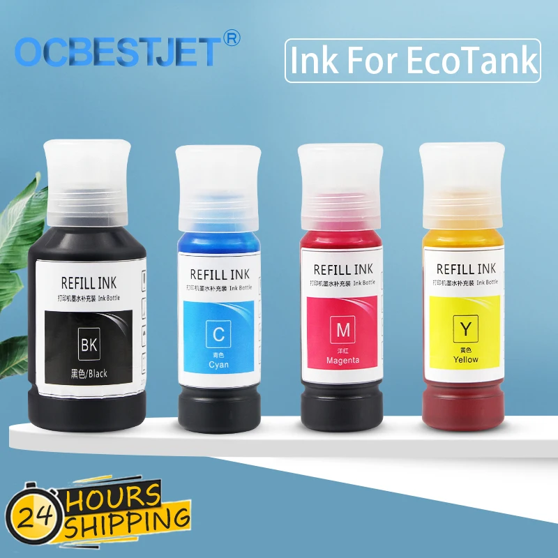 101-102-Refill-Dye-Ink-For-Epson-Eco-Tank-L4150-L4160-L6160-L6170-L6190 ...