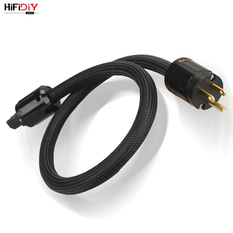 HIFIDIY-LIVE-Amplifier-Power-Supply-Wire-With-EU-US-UK-Plug-Pure-copper ...