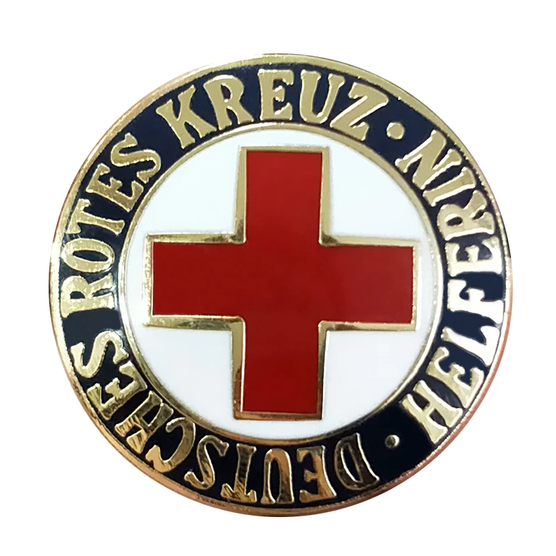 German third reich red cross helper's Enamel Pin Button Badge Suit or ...