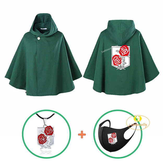 Attack On Titan Shingeki No Kyojin Military Cloak Cap