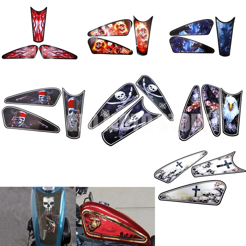 Motorcycle-Fuel-Tank-Decal-Vinyls-3D-Sticker-For-Harley-Sportster-XL883 ...