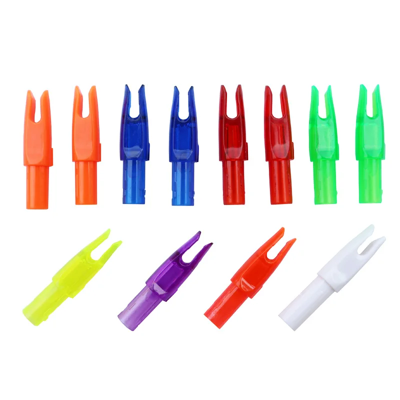 50pcs Arrow Nocks For Carbon Arrow Shaft I.D 6.2mm Plastic Arrow Tails ...