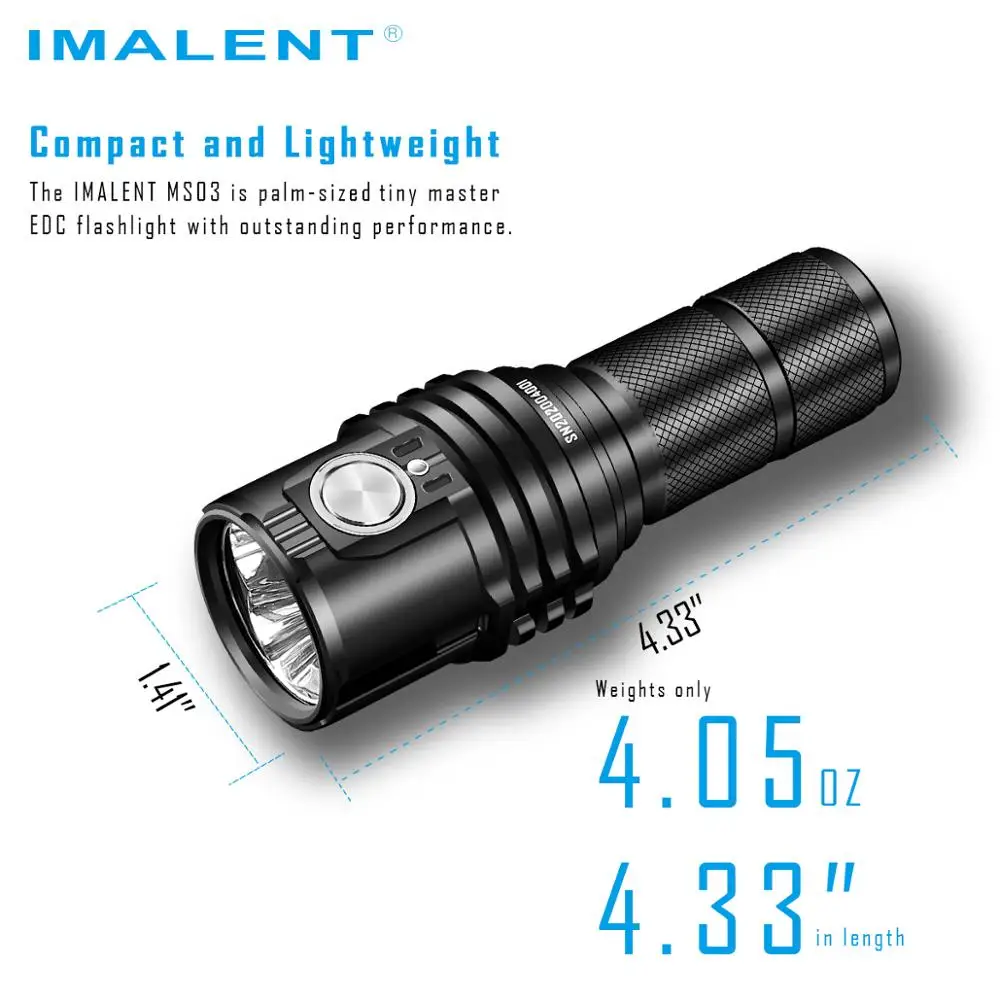 Imalent Tactical Flashlight | Imalent Flashlight Battery | Convoy 21700 ...