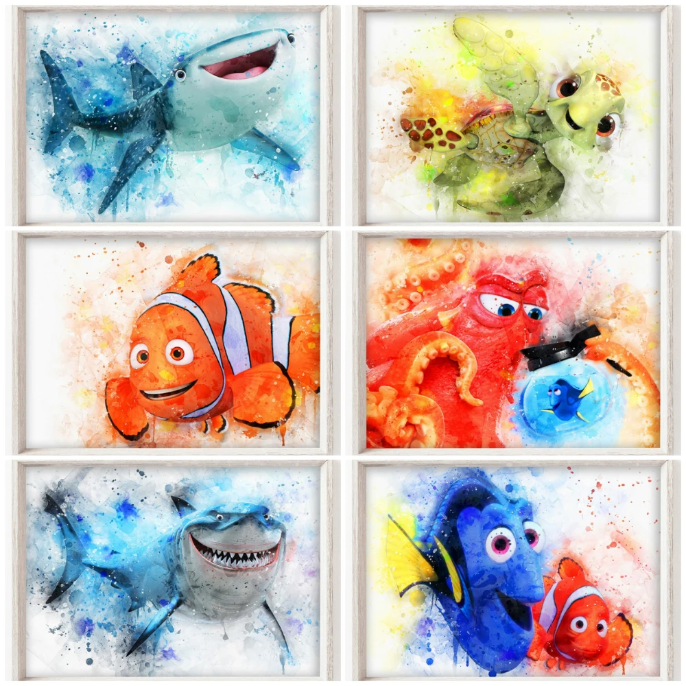 Finding Nemo Characters Drawings