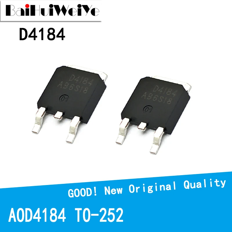 10pcs/lot Aod4184a Aod4184 Aod4184l Od4184 D4184 40v 50a To-252 To252 ...