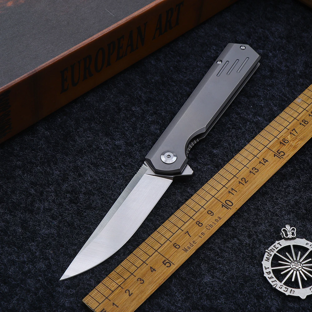 Folding Knife M390 Titanium Handle | M390 Стальной Нож | Folding Knives ...