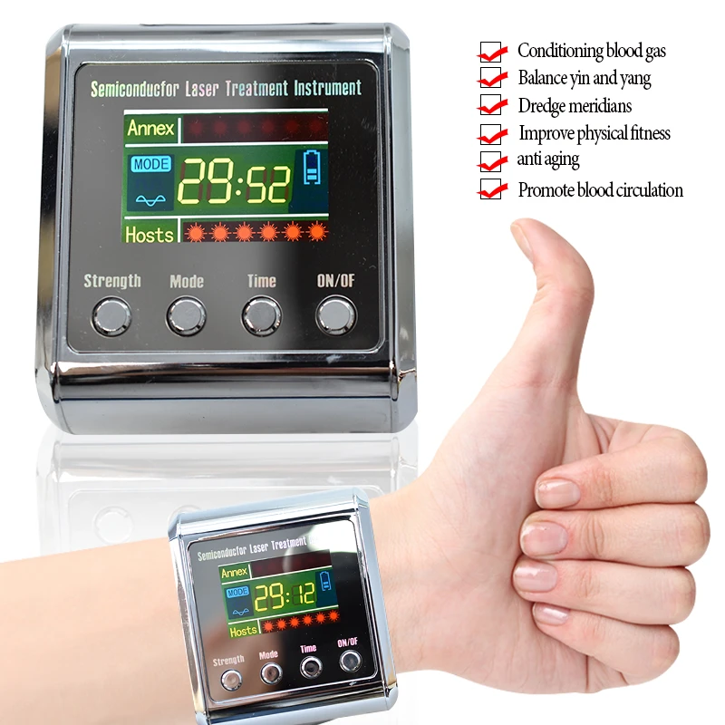 Digital 650nm Laser Physiotherapy Wrist Apparatus Lllt To Treat ...