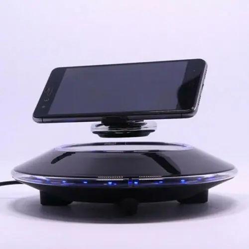 LED Maglev Magnetic Levitation floating Rotating holder Stand Display ...