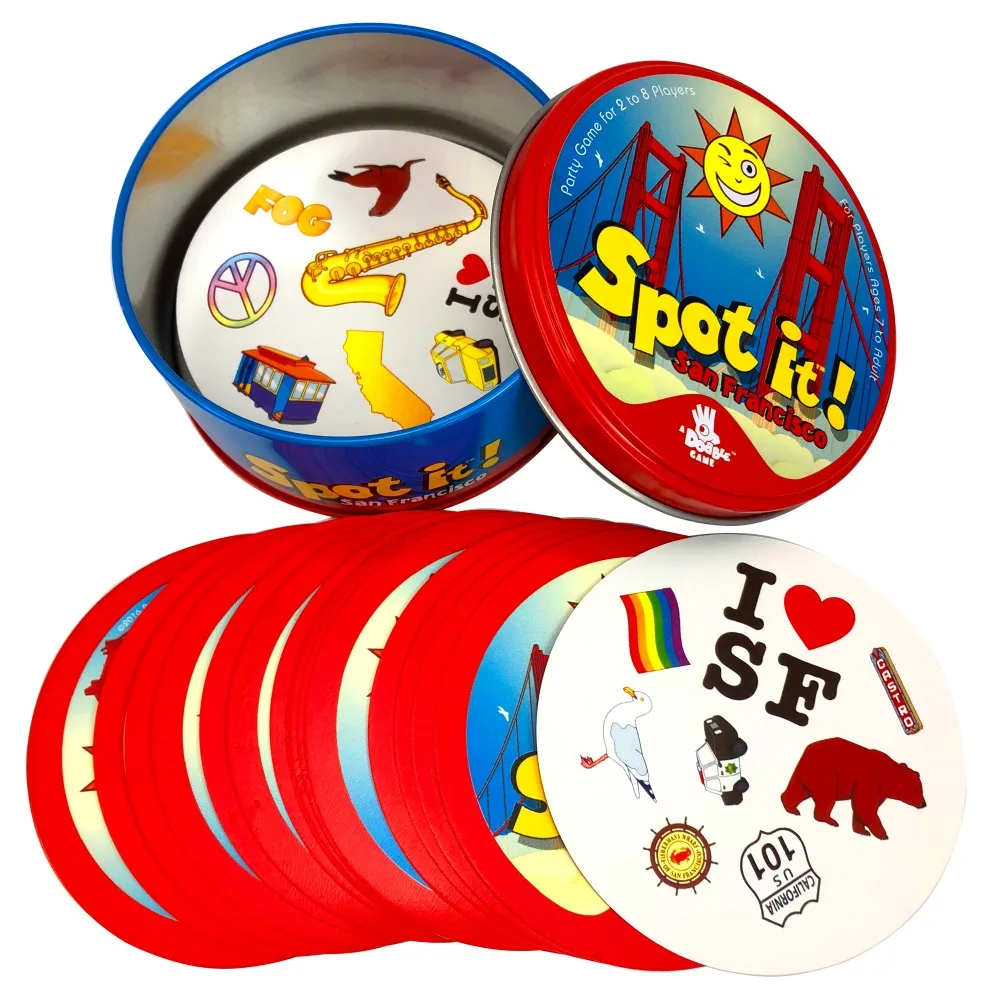 2021 Toys Dobble Card Game Table Board Games For Dobbles Kids Spot ...