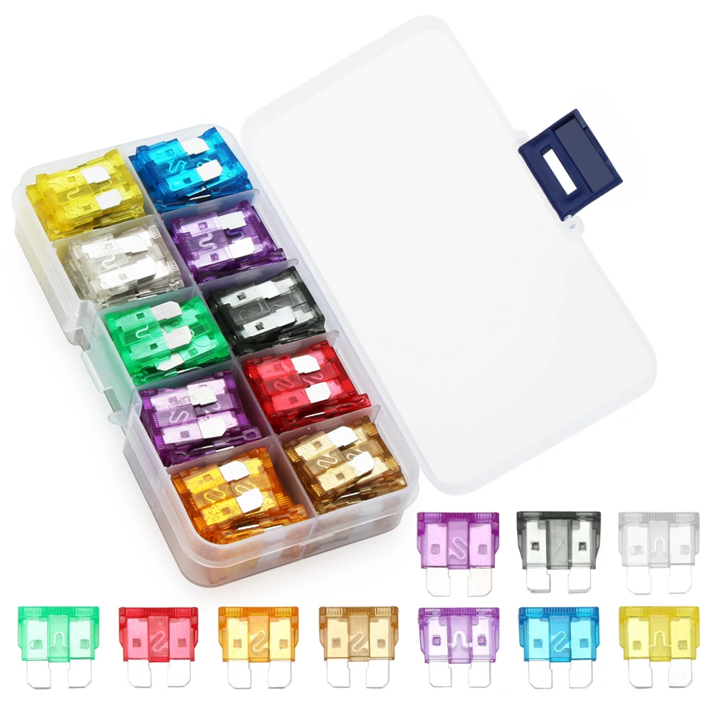 50PCS-Car-Fuses-Auto-Blade-Type-Fuse-Set-Truck-for-nissan-qashqai-j11 ...