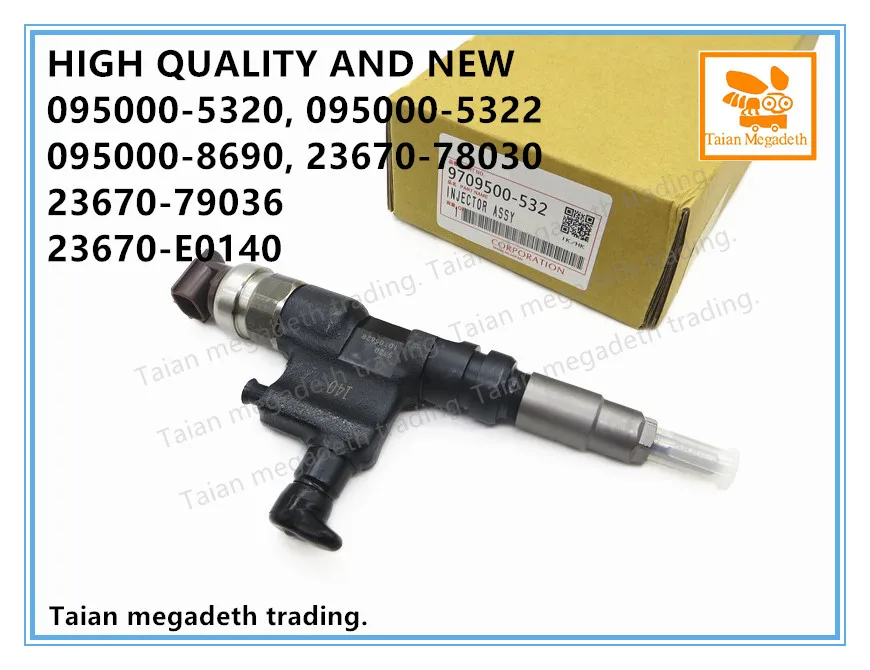 Inyector de combustible COMMON RAIL de alta calidad y nuevo, 095000 ...