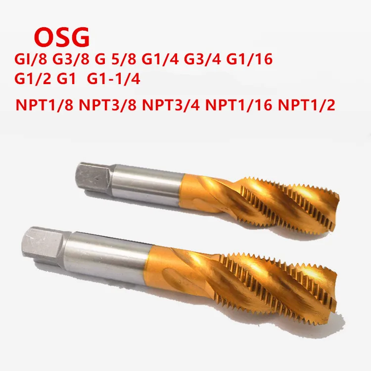 YAMAWA ต๊าปมือ OSG ท่อเกลียวเกลียว G1/4 G1/16 G1/8 G1/2 G5/8 G3/4 G3/8 G1 1/4 G1 1/2|เครื่องต๊าป ...