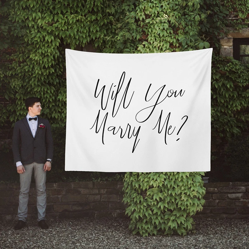 Will You Marry Me Banner
