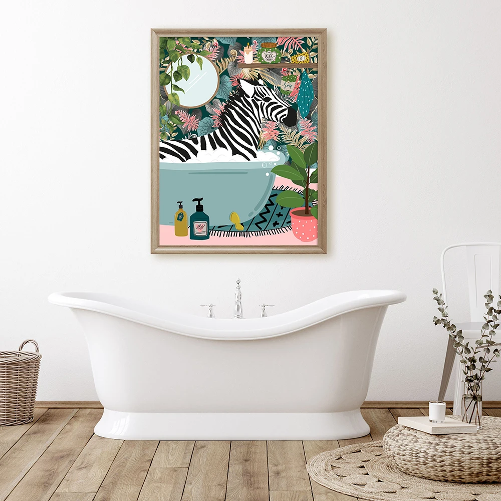 Zebra Bathroom Themes