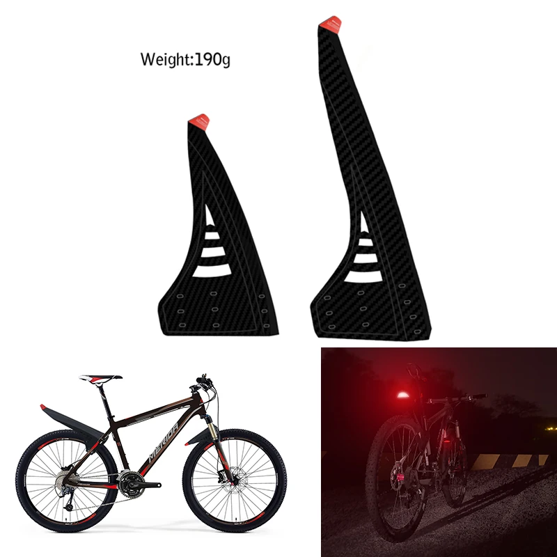 Latest-bicycle-fenders-Carbon-twill-plastic-Reflective-sticker-mud ...