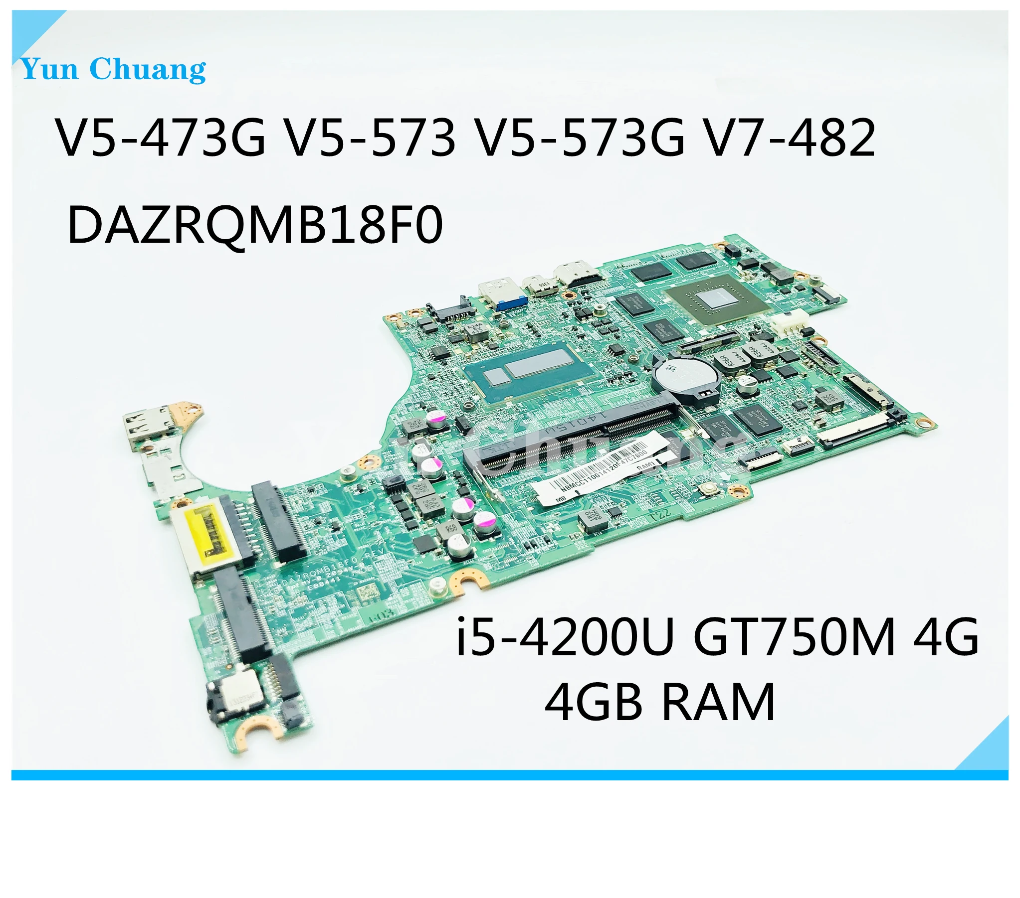 DAZRQMB18F0-For-ACER-Aspire-V5-573G-V5-473G-V5-573-V7-482-V5-473-V7 ...