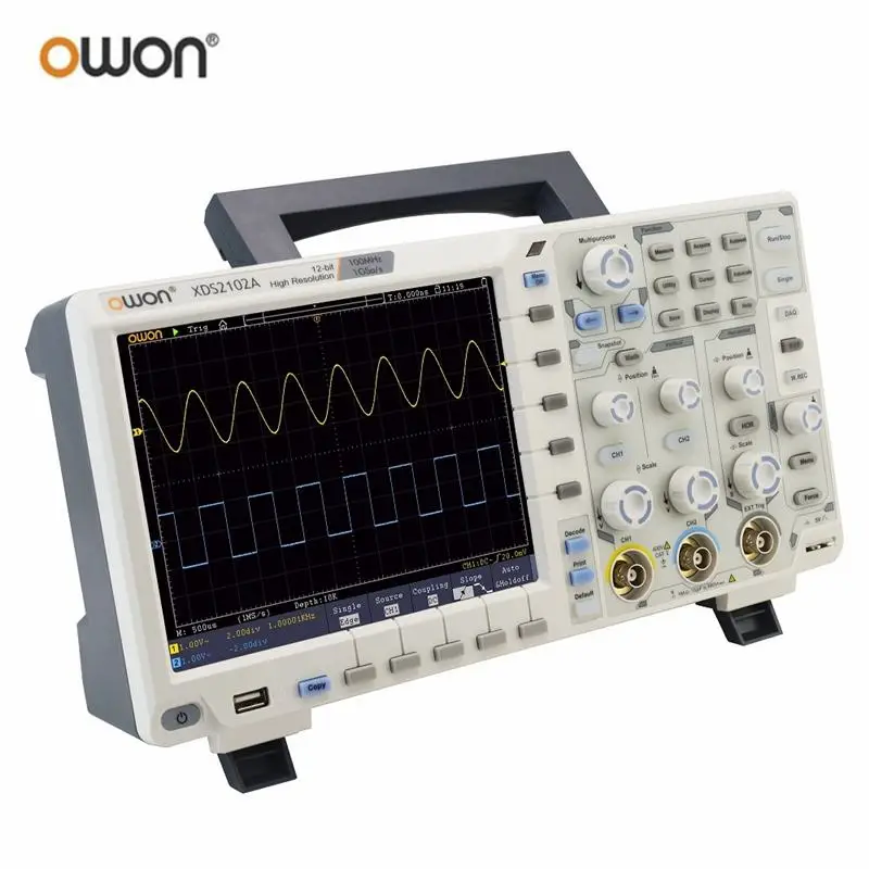 Owon Xds2102a Digital Oscilloscope 2ch 12 Bits Vertical Resolution ...