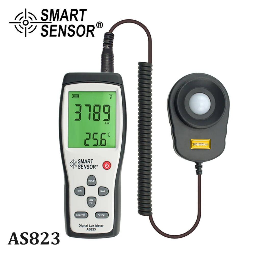SMART-SENSOR-Digital-Handheld-Light-Lux-Meter-Illuminance-200-000-Lux ...
