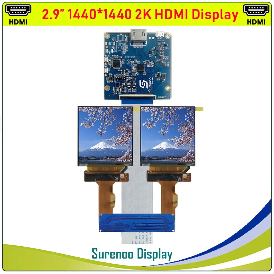 2-9-Inch-1440-1440-2K-HDMI-Compatible-IPS-Double-Dual-LCD-Module-Screen ...
