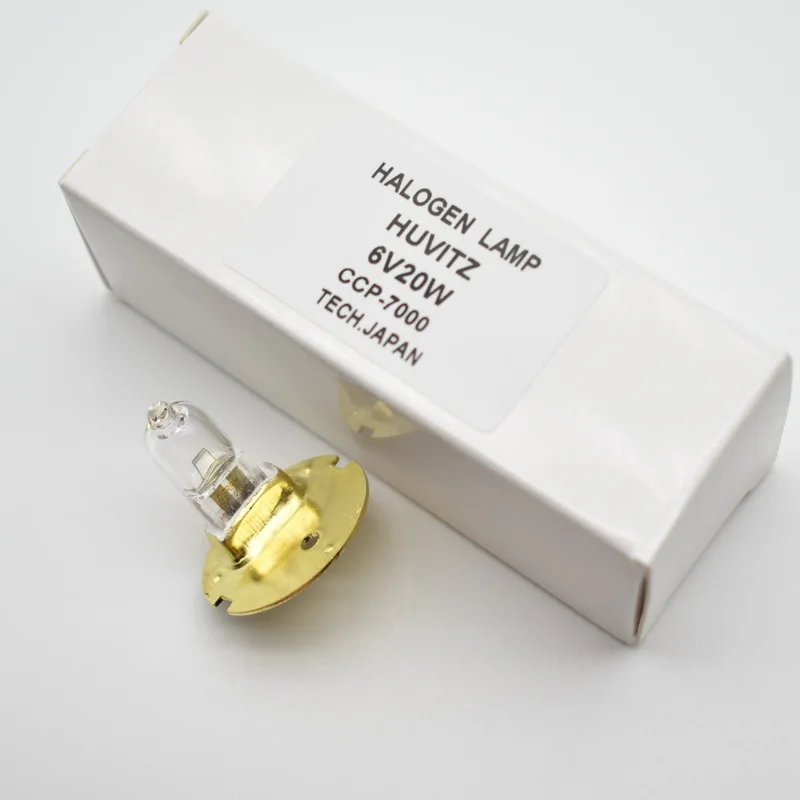 JC 6V-20W G4 6V 20W Ophthamic Quartz Halogen Light Bulb HUVITZ CCP-3100 ...