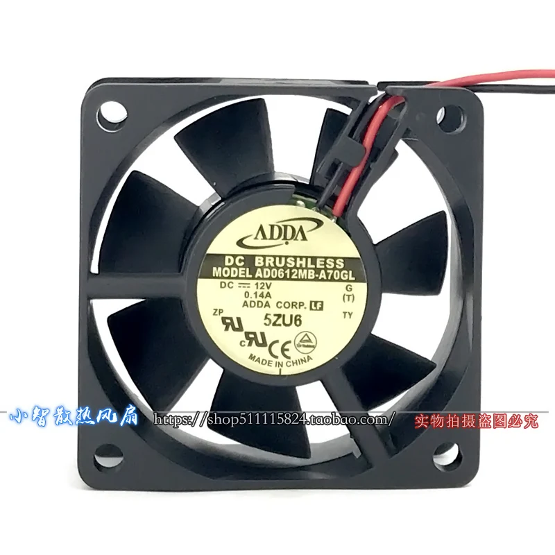original AD0612MB-A70GL 6025 6cm 12V 0.14A chassis power cooling fan ...
