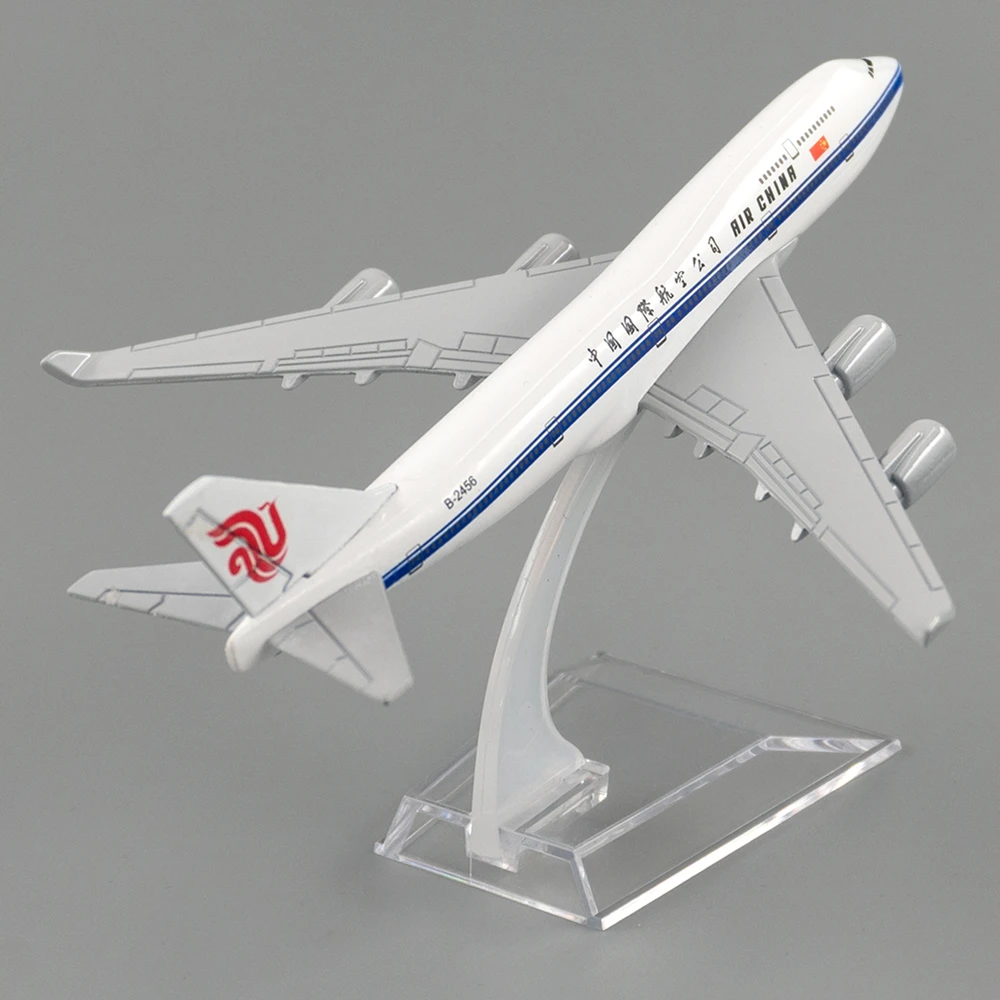 1/400 Alloy Boeing 747 Air China Model 16cm B747 Airplane Toy miniature ...