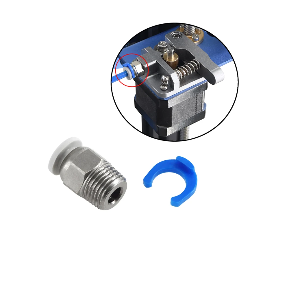 Pneumatic Fittings Connector Straight Air 3d Printer Copper For Ender 3 ...