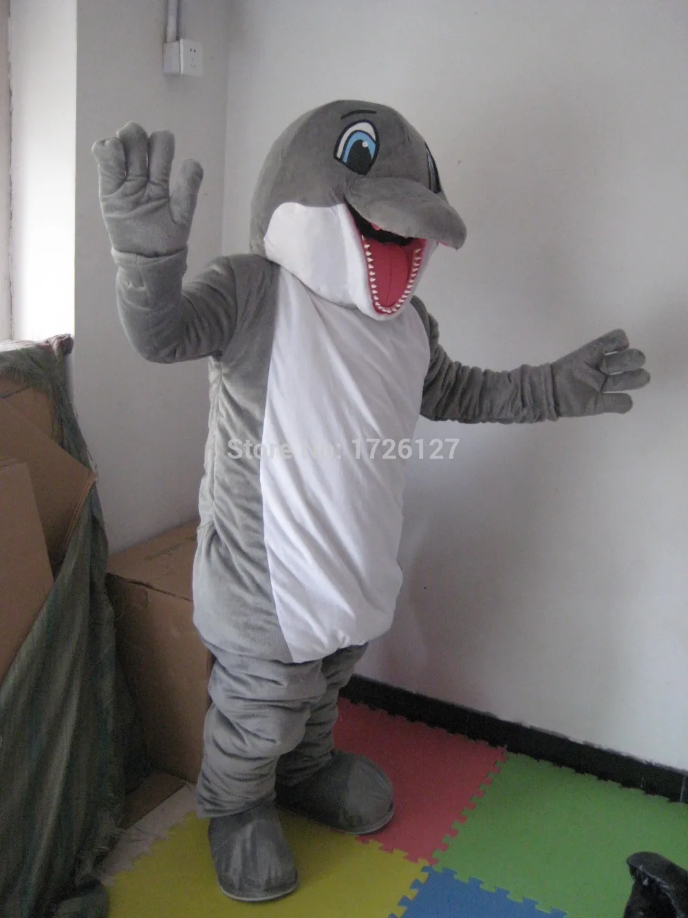 Disfraz de mascota gris, disfraz de delfín, disfraz de Anime, disfraz ...