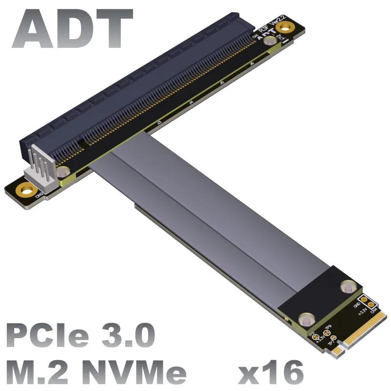 M2 NGFF NVMe converter to PCIE x16 Graphics card built-in adapter M.2 ...