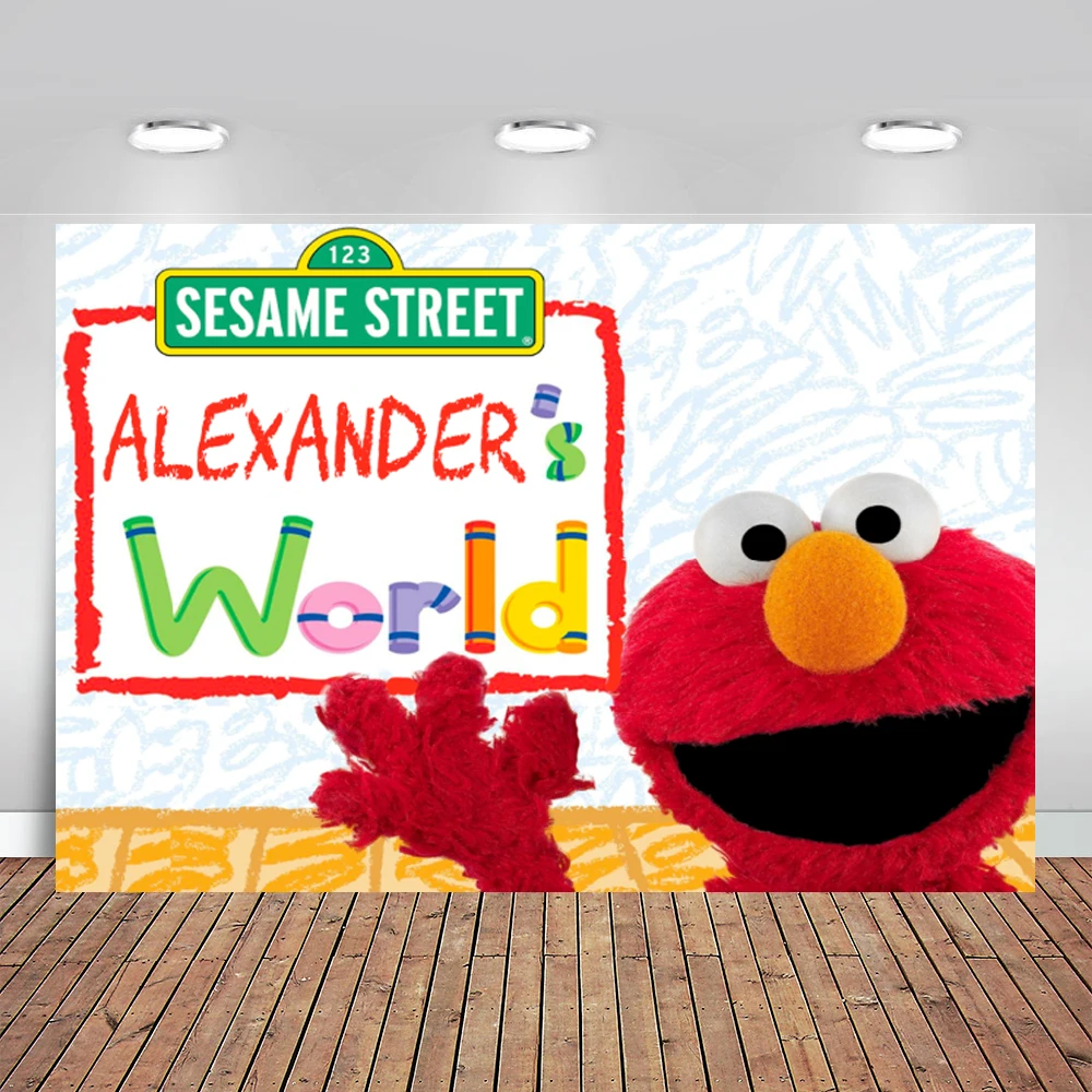 Elmo Birthday Background