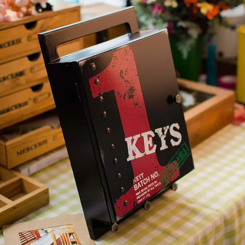 Домашний декор Американский винтажный деревянный ящик для хранения ...