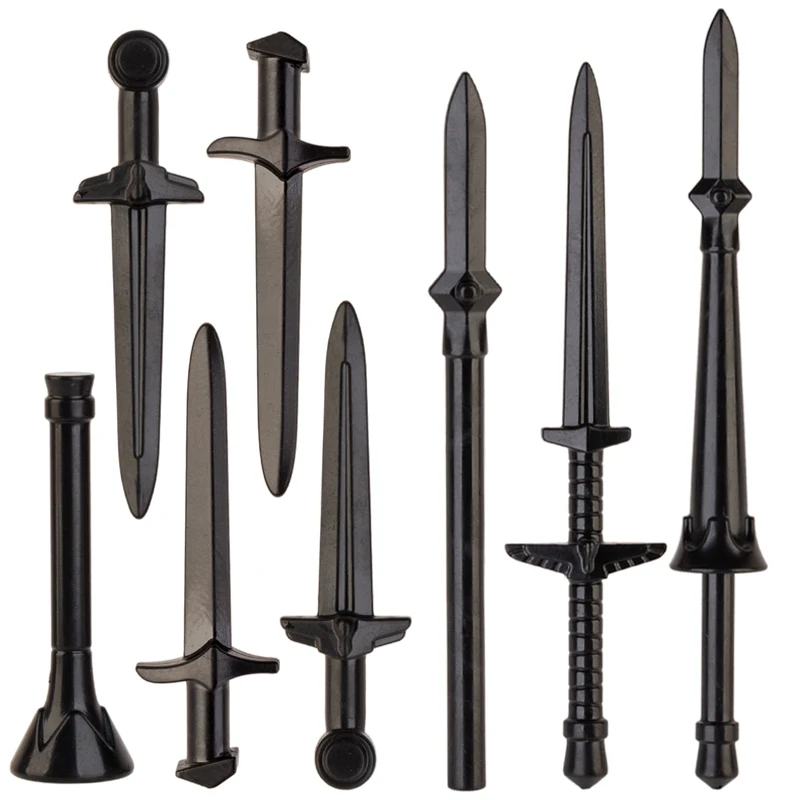 Koruit-Mediaeval-Times-Gondor-Swan-Knight-Weapons-Sword-For-4cm-Figures ...