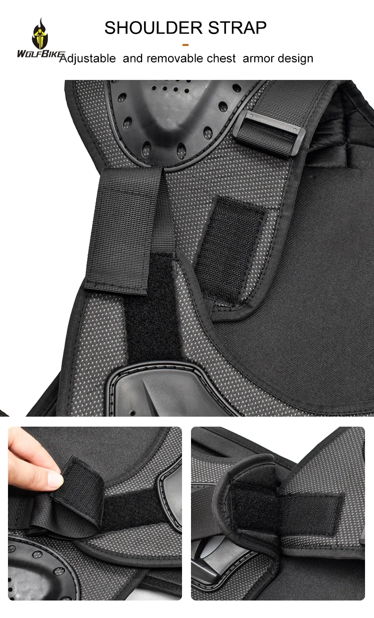 Wolfbike Back Protector Motorcycle Jackets Adult Shoulder Spine Chest ...