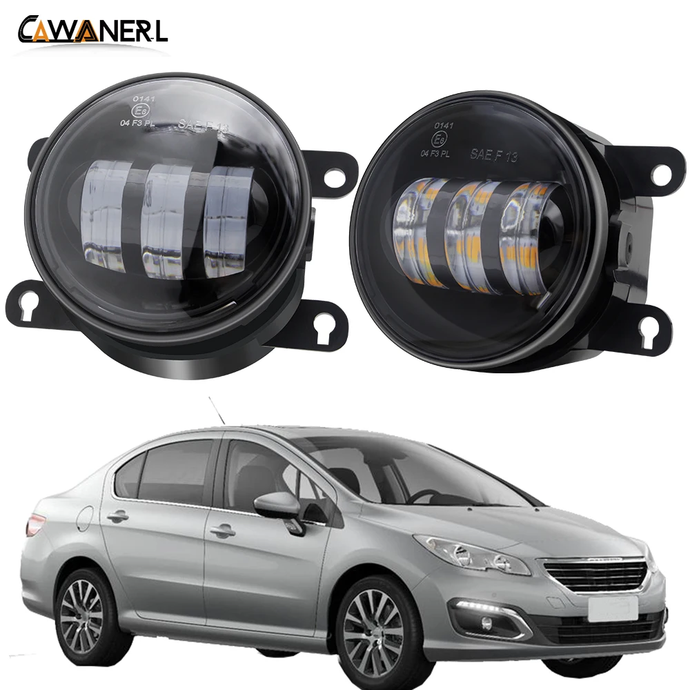 LED-Fog-Light-For-Peugeot-408-2017-2018-Car-Accessories-Front-Bumper ...