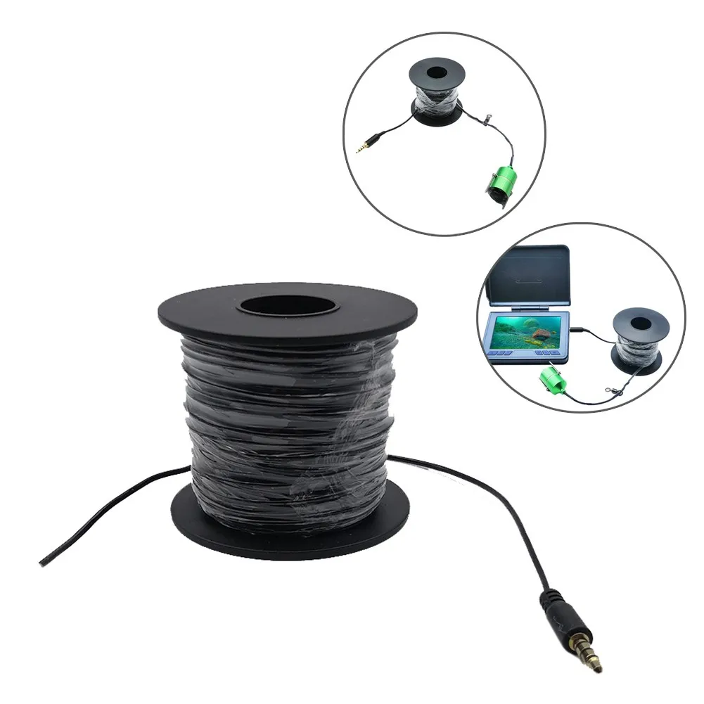 1pc Fishing Camera Cable With Headphone Plug Underwater 20m HD data ...