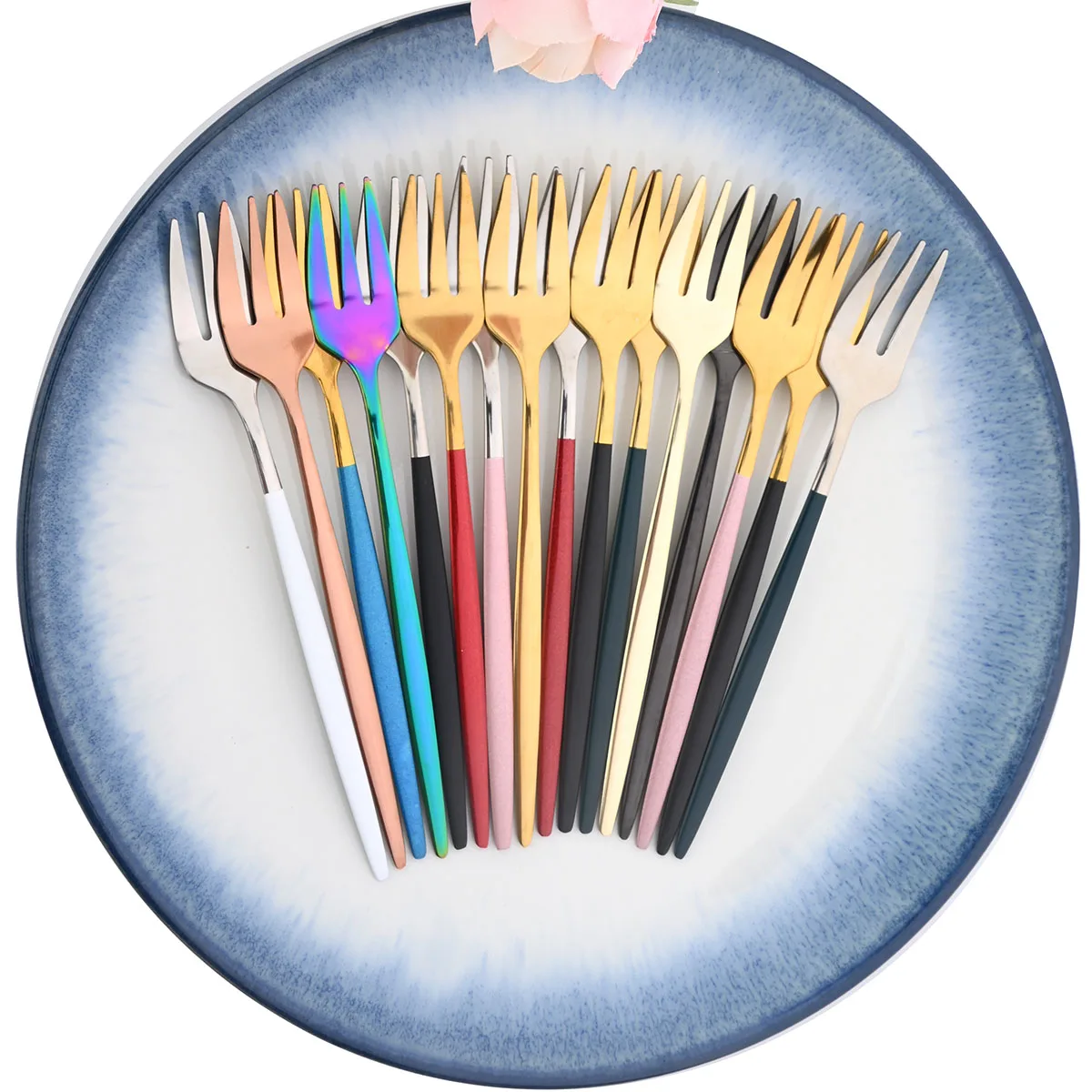 Mini Fork Stainless Steel Dessert | Stainless Steel Tea Forks Set - 1pc ...