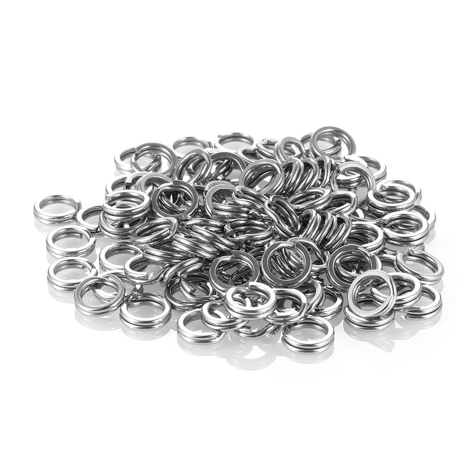 100pcs Fishing Split Ring Stainless Steel – Outdoor Gear & Equipment ...