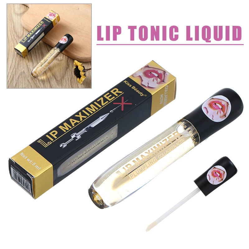 Aumento labial hidratante para lábios, 5ml, hidratante, brilho labial ...