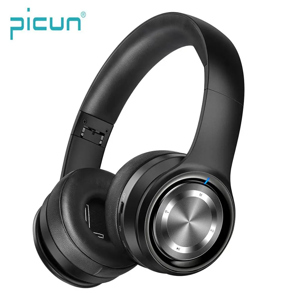 Picun P26 Bluetooth Headphone Over-ear Wired Wireless Headphones ...