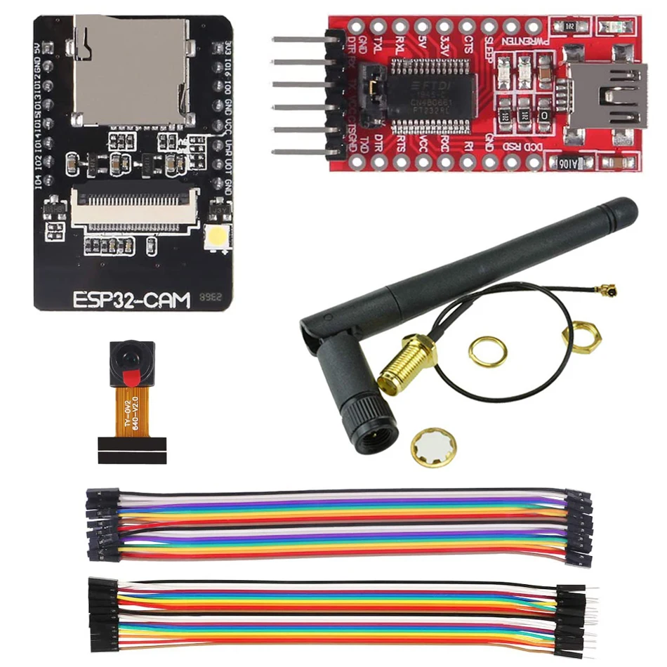 ESP32-CAM-WiFi-Development-Board-FT232RL-FTDI-Jumper-Wire-For-Arduino ...