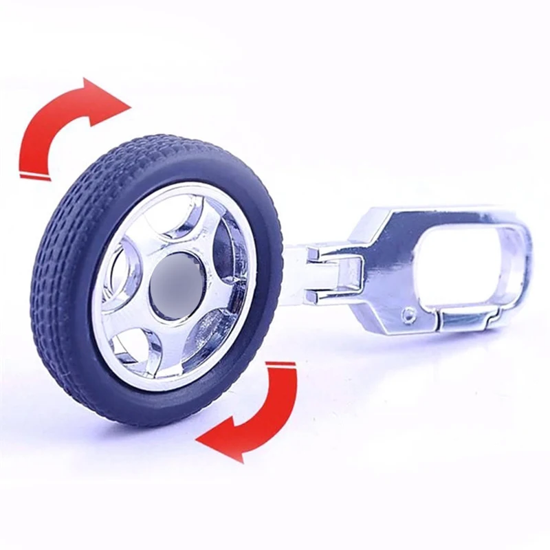 Car Tyre Keychain Motorcycle Assistant Decoration Key Ring Tire Keyring ...