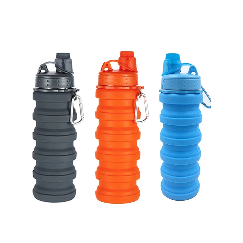 Telescopic Water Bottle Silicone Water Bottle Collapsible Kettle ...