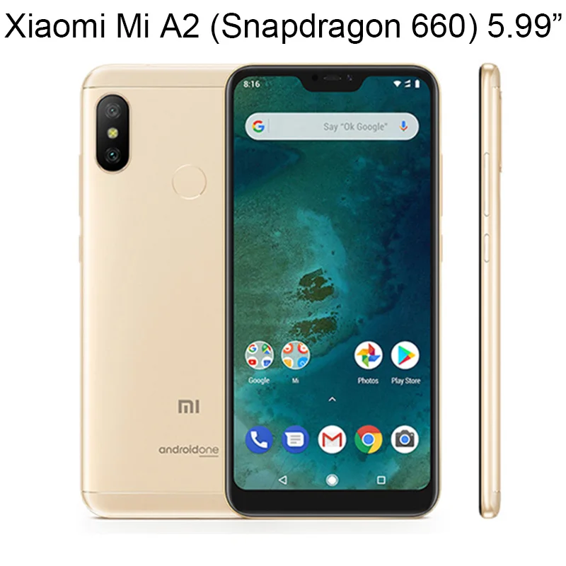 Защитное стекло 9H для Xiaomi mi A2 Lite A1 mi A2 Red mi 5 Plus Note 4X ...